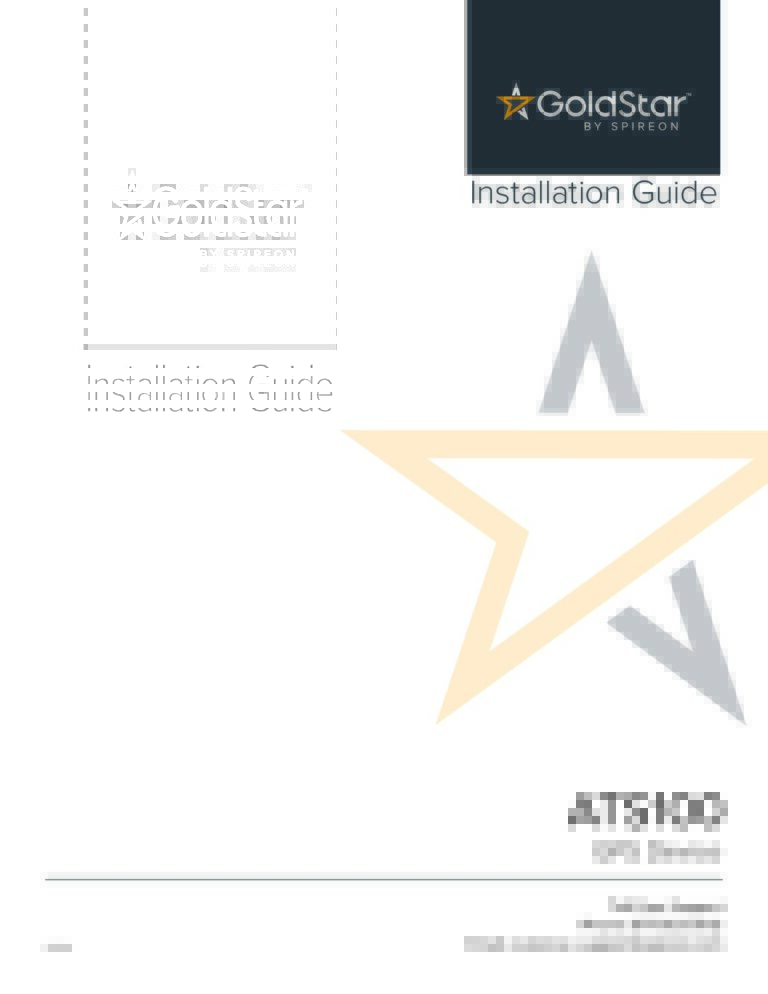 GoldStar Install Guides - Spireon.com